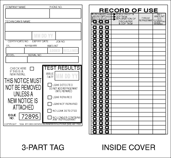 Click here for links to 3-part MOE compliant ODP Tagging kit!